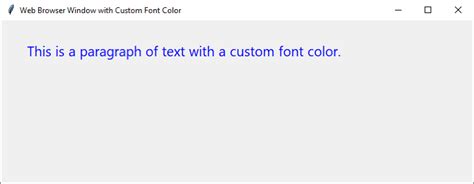 Add Web Browser Window To Tkinter Window