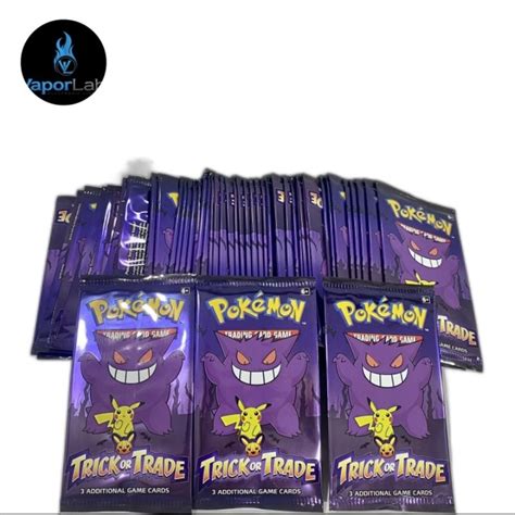 Jual Pokemon Kartu Trading Card Trick Or Trade Tcg Booster Pack