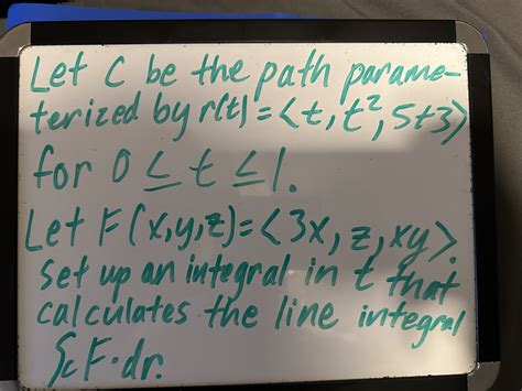 solved let c be the path parameterized by r t t t2 5t3