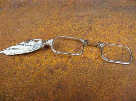 1920s Art Nouveau Reading Eyeglasses Discrete Folding Pocket Reading