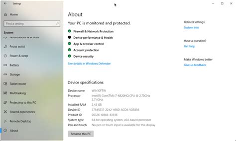 how do i rename my windows 10 pc computer