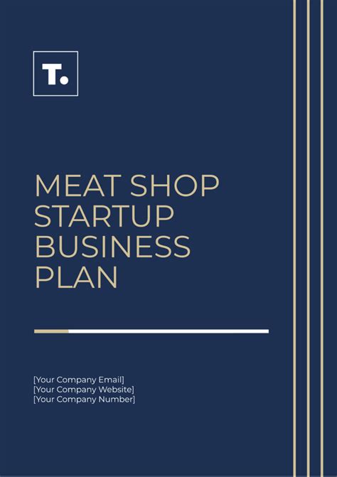 Free Meat Shop Startup Business Plan Template To Edit Online