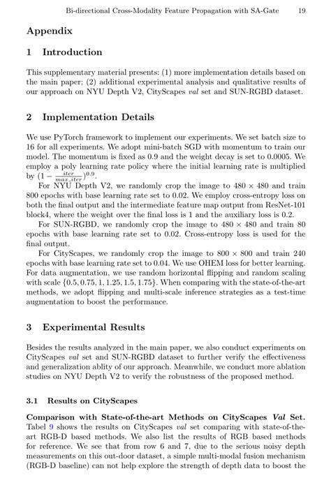 Bi Directional Cross Modality Feature Propagation With Separation And