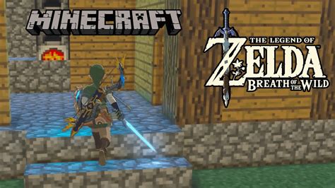 Minecraft In Zelda Breath Of The Wild Youtube