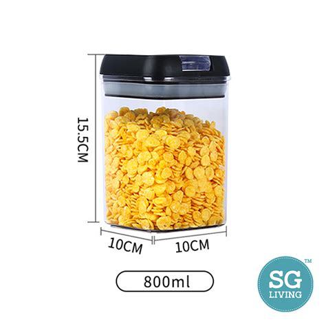 SG Ready Stock Stackable Leakproof Airtight Food Container Locking Handle Durable Snack