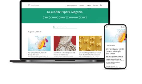 Website Gesundheitspark Netural