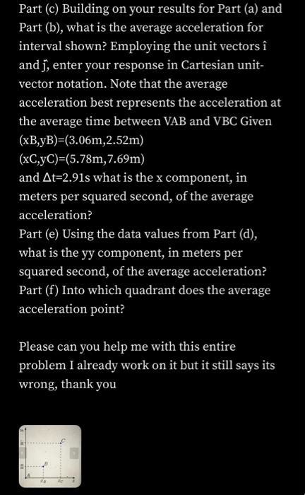 solved the diagram represents the motion of an object in the
