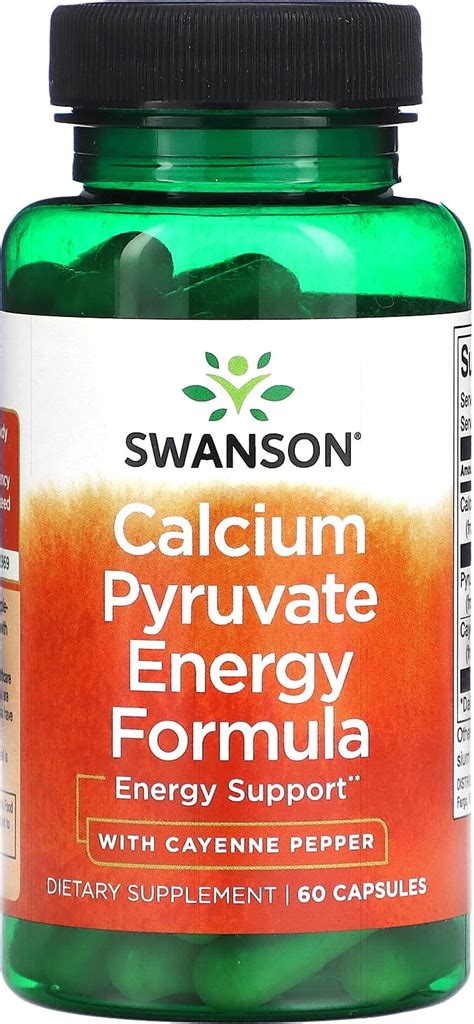 Swanson Calcium Pyruvate Energy Formula Save At Priceplow