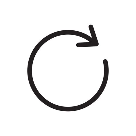 Reboot Icon Vector Design Illustration 23955203 Vector Art At Vecteezy