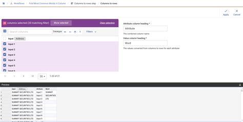 Word Frequency — Experian Data Quality Community