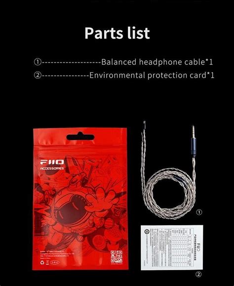 4 4mm To 0 78mm 2pin Fiio Ls 4 4b Silver Plated Headphone Cable Ff1