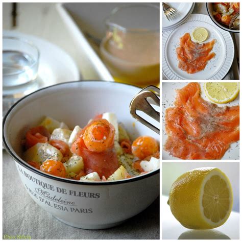 Ensalada de patata y salmón ahumado Chez Silvia