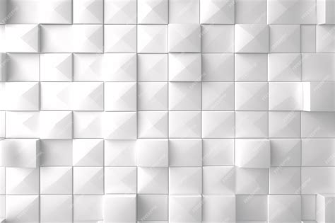 Premium Photo White 3d Geometric Pattern Background 3d Abstract Geometric Wallpaper Modern