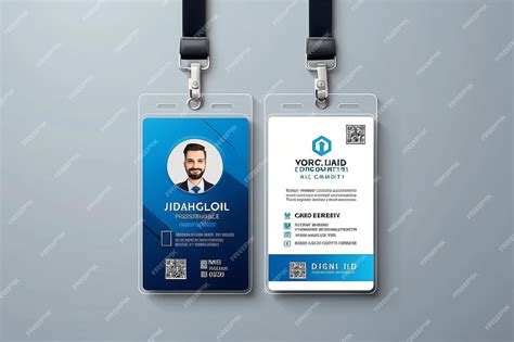 Современный и чистый шаблон бизнес идентификационной карты