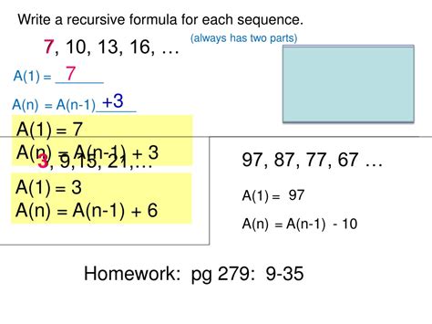 Ppt Arithmetic Sequences Patterns Recursive Formulas And Common