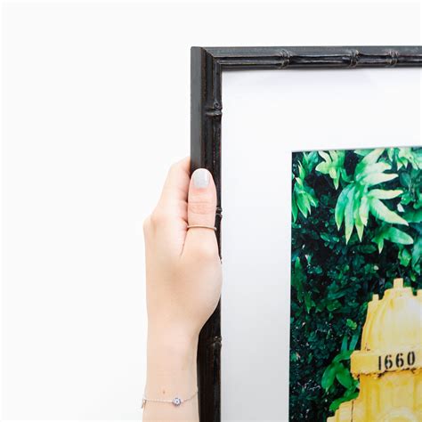 Bali Black Bamboo Frame And Retro Picture Frame Framebridge