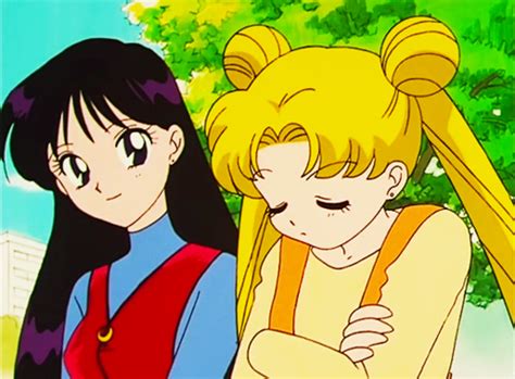 Serena Looks Down While Rei Is Next To Her By Sailorplanet97 On Deviantart