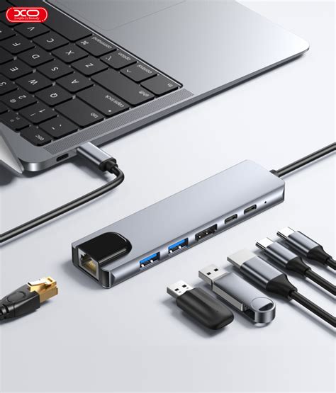 Buy XO HUB USB C Hub In Multifunctional Docking Station With Cheapest Price In Lahore