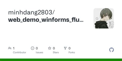 Github Minhdang2803webdemowinformsflutterweb