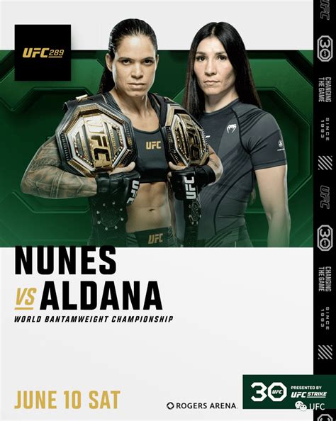 佩娜因伤退赛 努涅斯vs阿尔达娜成ufc289新头条量级女子头衔