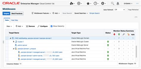 Monitor Weblogic On Kubernetes Using Oracle Enterprise Manager