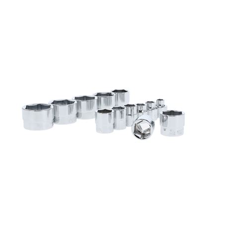 Gearwrench Gearwrench 13 Piece 3 8 Drive 6 Point Stubby Socket Set Sae