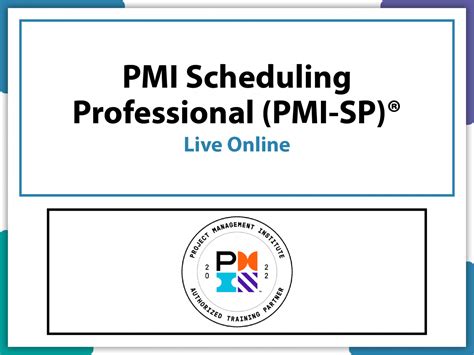 PMI Scheduling Professional PMI SP Exam Preparation Virtual Live