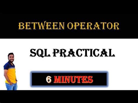 ajay bansode on linkedin sql between operator