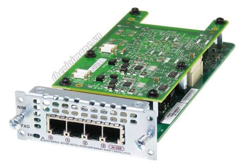 Nim 4fxo 4 Port Network Interface Module Fxo Universal