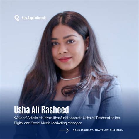 Congratulations And All The Very Best In Your New Role ️ Usha Ali