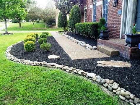 Stone Landscaping Front Yard Front Yard Landscaping Upgrade Ideas To