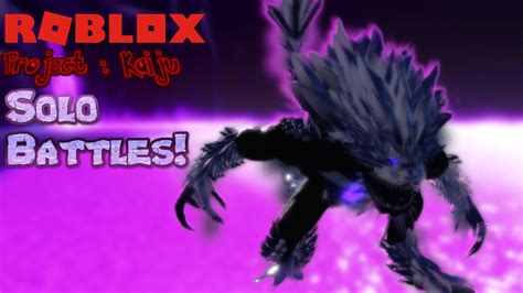 Krystalak Solo Battles Roblox Project Kaiju Youtube