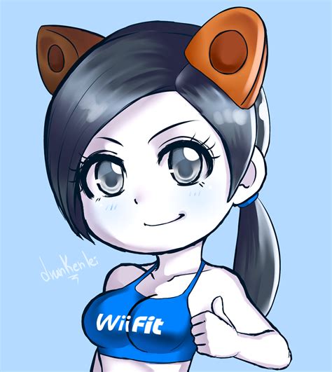 Tanooki Wii Fit Chibi By Drunkenlei On Newgrounds