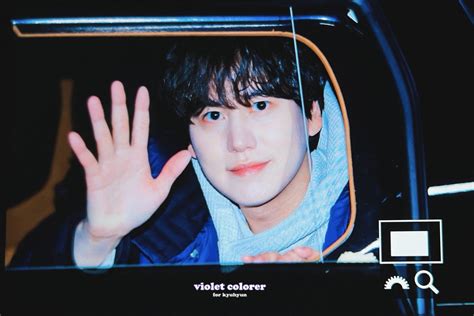 Lemon Kyu on Twitter RT violetcolorer 230308 늦은시간까지 수고했다요 규현