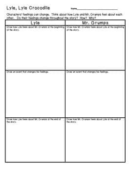 Worksheets And Activities For Lyle Lyle Crocodile By Tales From 3rd Grade