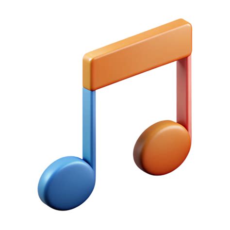 Serene Timeless Pictogram Of A Music Note Clean Lines Flat Color Symmetrical Design With