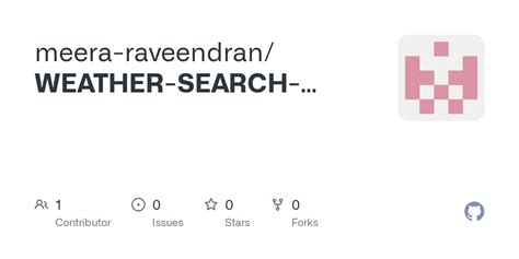 Github Meera Raveendran Weather Search React