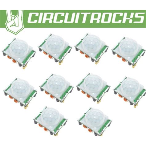 Pir Motion Sensor Module Digital Hc Sr501 10 Pieces Highly Integrated