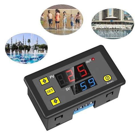 Timer Relay Dc 12v 10a Programmable Digital Cycle Delay Switch Module 1500w On Off Control 0 999