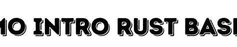 demo intro rust base shade regular free fonts helvetica neue font