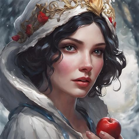 Premium Ai Image Snow White Reimagining