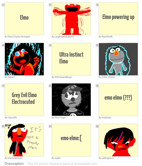 Elmo Drawception