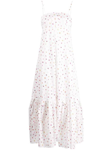 Buy Rosie Assoulin Floral Print Maxi Dress At 55 Off Editorialist