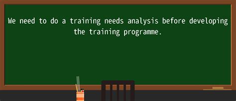 Explicación Detallada De Training Needs Analysis” Significado Uso Ejemplos Cómo Recordarlo