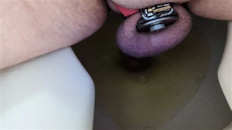 Pissing In Flat Cage With A Fat Innie Cylinder Xhamster