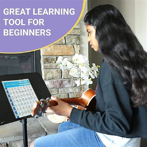 Music Education Chords Cheatsheets Ukulele Chord Scale Chart Poster