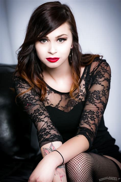 Pretty Face Brunette Vera Drake In Stockings And Sexy Lingerie Baring