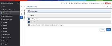 Set Up Suite Auth Oauth2 Client Bosch Iot Rollouts Documentation