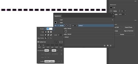 Solved Illustrator Dashed Line Has Light Solid Grey Line Adobe