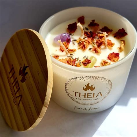 Pear And Freesia Candle Scented Candles Dubai Flower Station